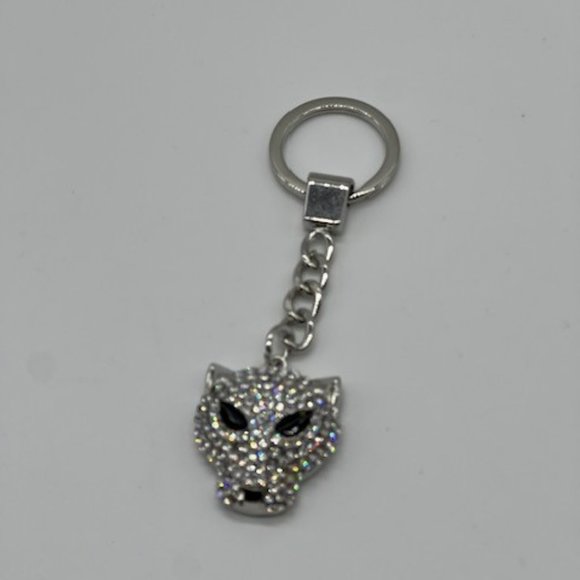 Effy | Accessories | Effy Silver And Cystal Panther Head Keychain ...